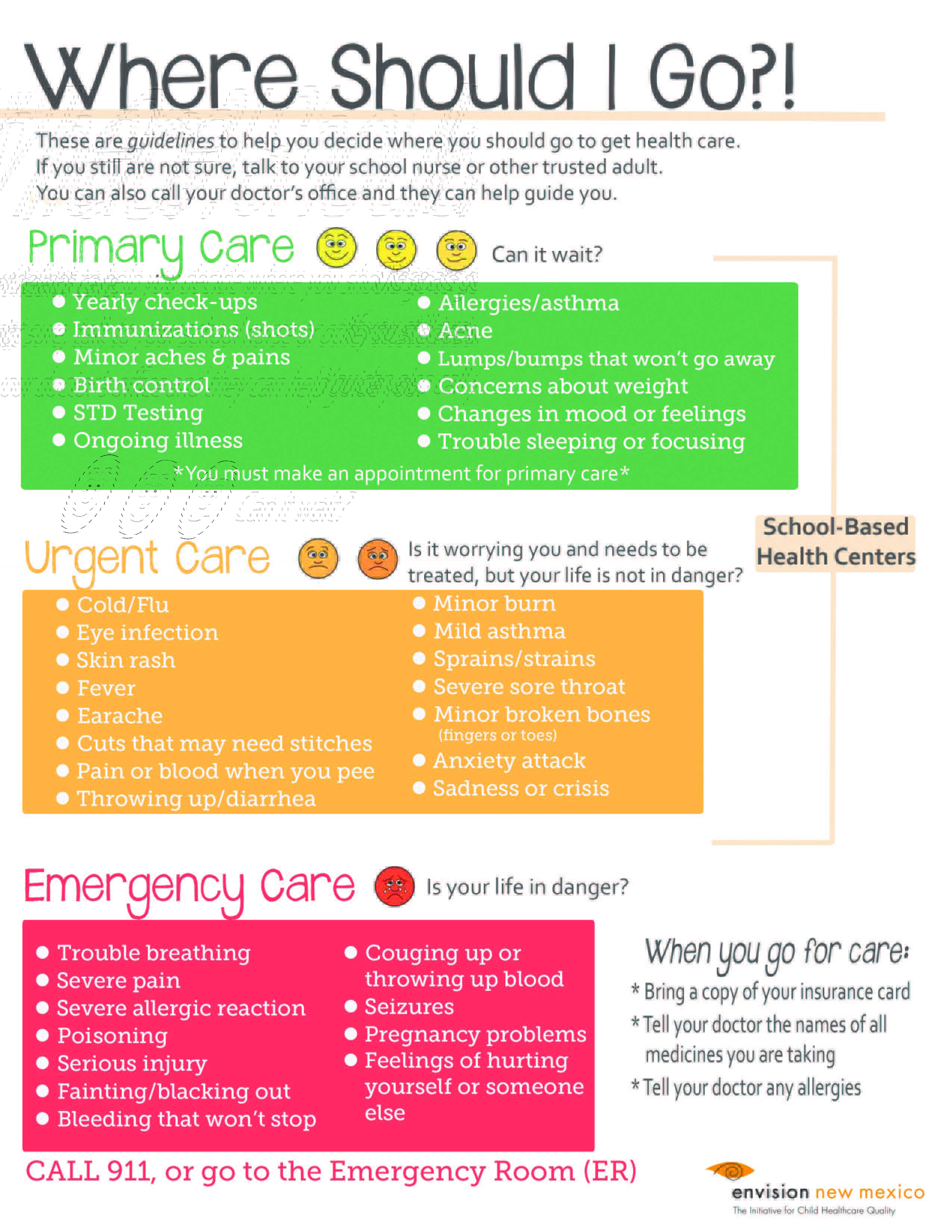 Where to go - New Mexico Alliance for School-Based Health Care