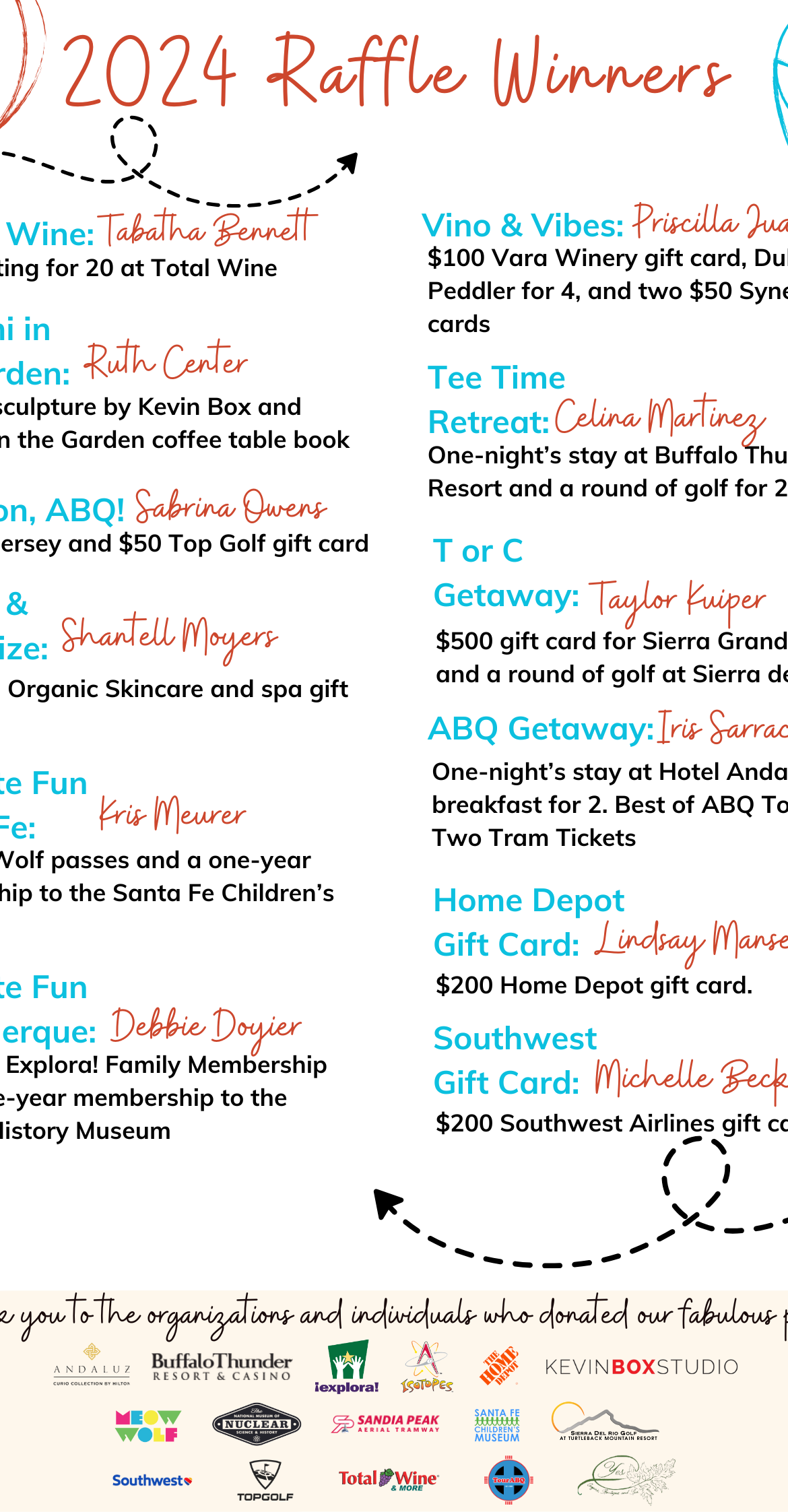 2024 Raffle Winners - Flyer - New Mexico Alliance for School-Based ...